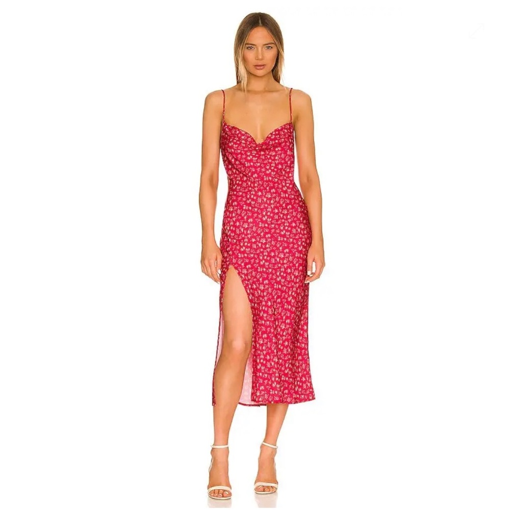 Revolve Resa Madison Maxi Dress In Raspberry Size M - Gem